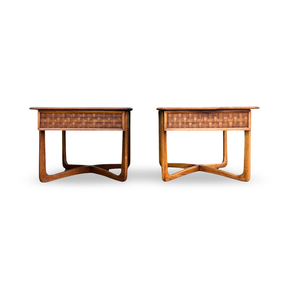 Lane Perception Vintage Mid Century Modern Pair of End Tables c. 1960s ...
